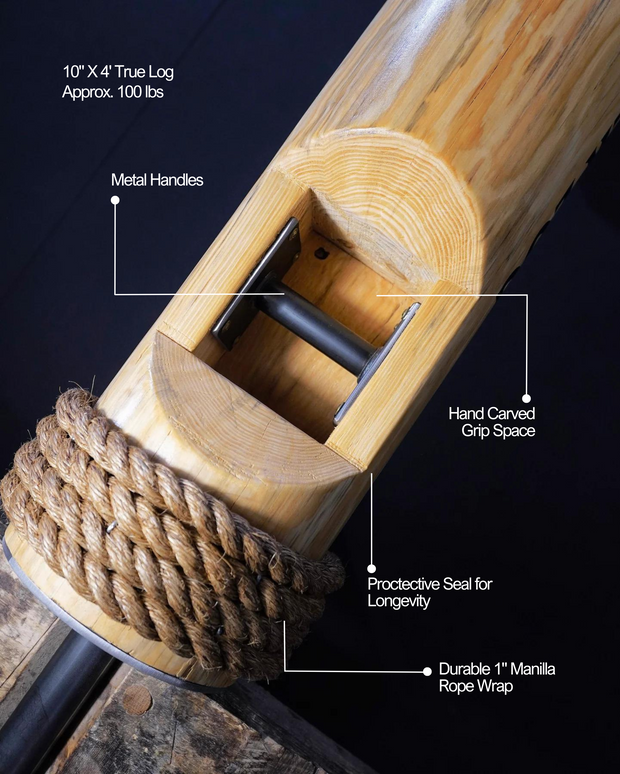 10" x 4' Slater True Log – Slater Strength