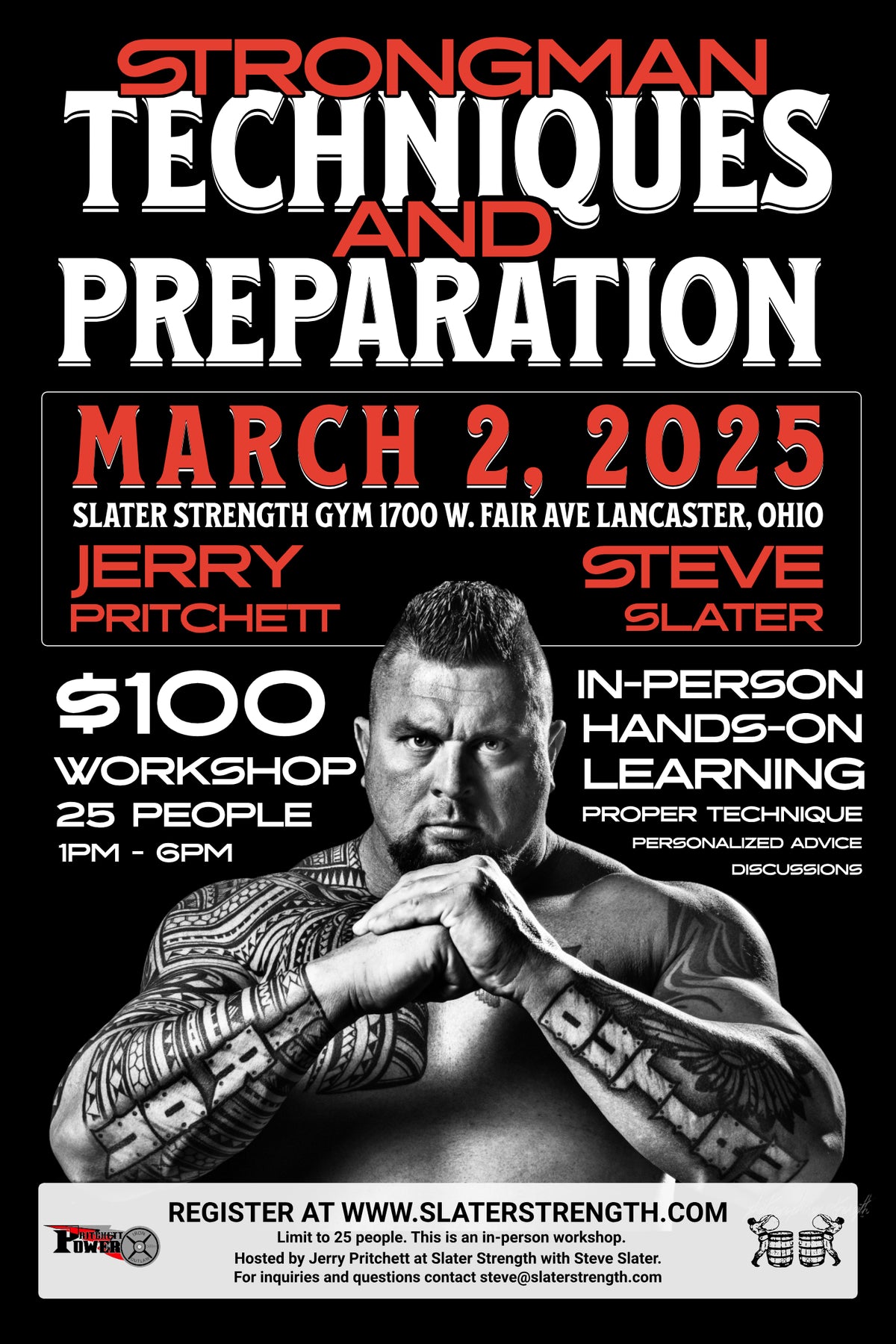 Strongman Techniques and Preparation Workshop with Jerry Pritchett 202